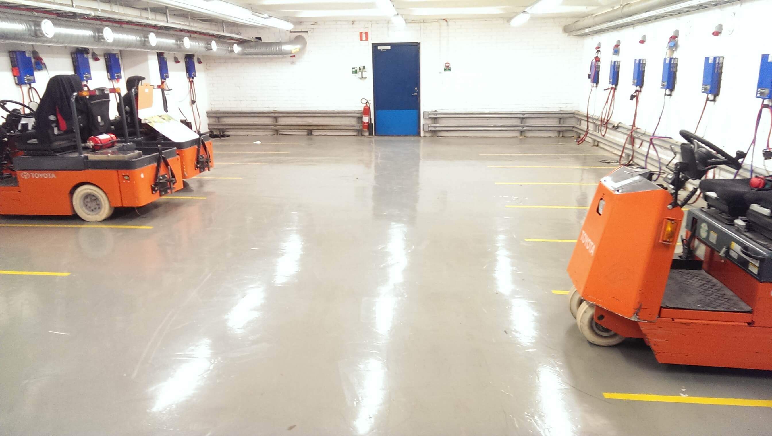 Kulvert o truckrum Uppsala Akademiska Sjukhus - CFF Industrigolv