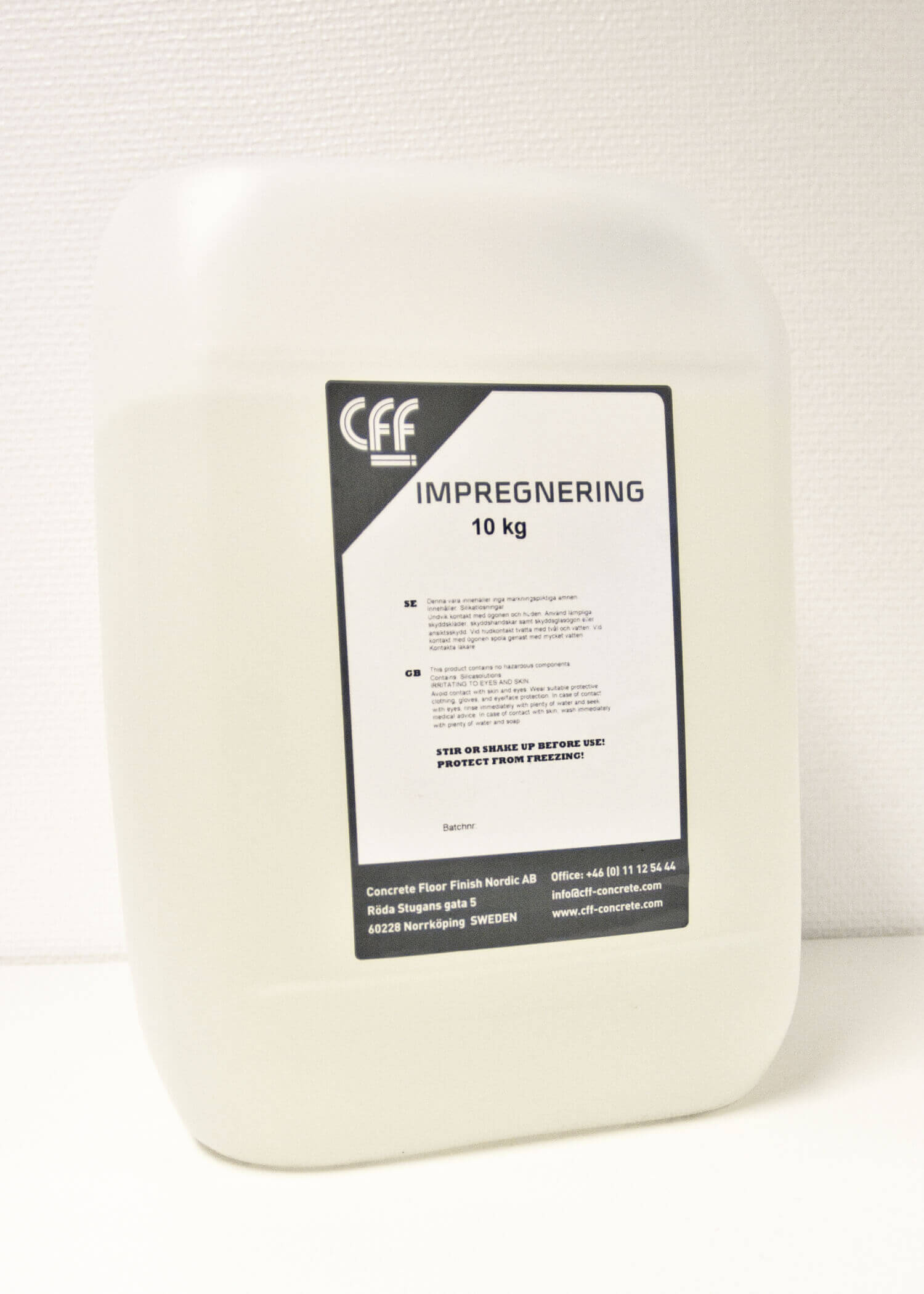 CFF Impregnering (vattenglas) - CFF Industrigolv